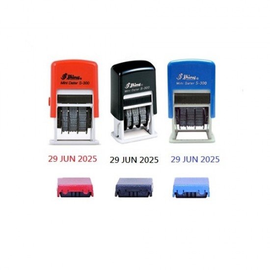 Shiny S 300 Mini Dater Stamp Shiny S 300 Mini Dater Stamp